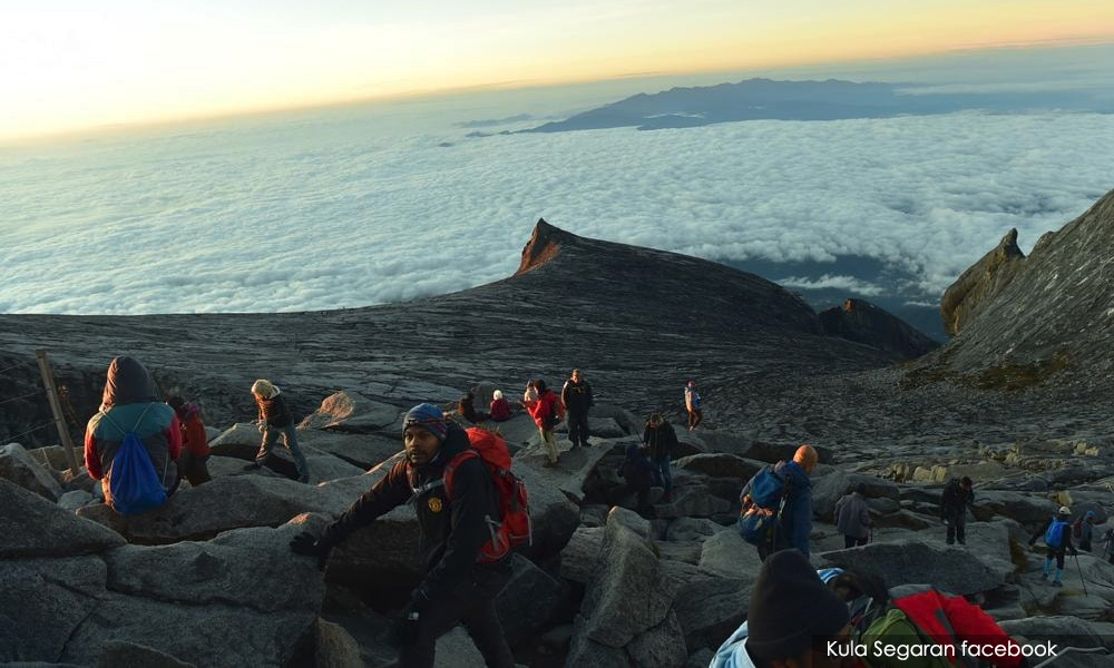 Kula Segaran tawan puncak Gunung Kinabalu pada usia 61 tahun