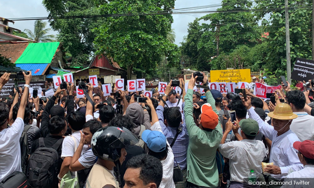 Thousands protest amid outcry over Myanmar child-rape case