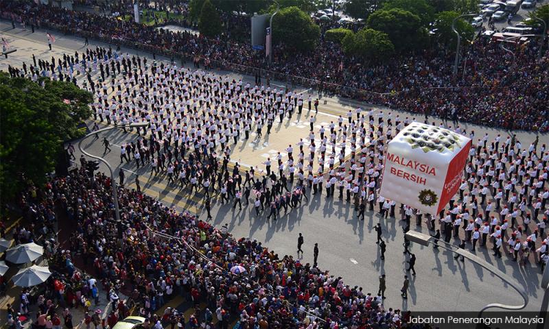 Parading a nation's unity
