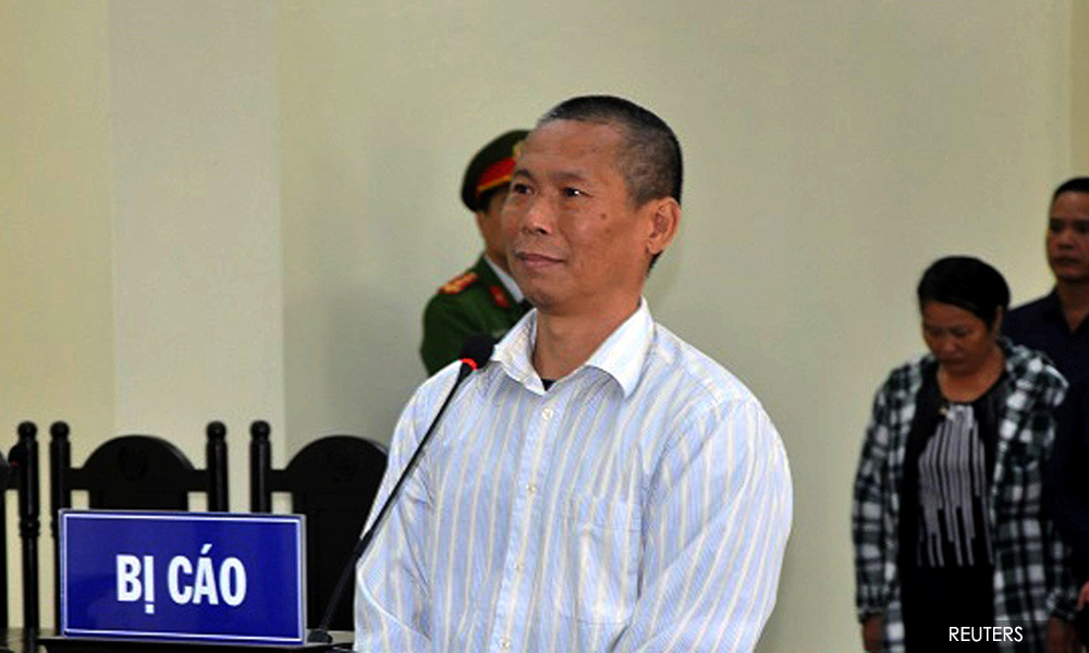 Vietnam jails third activist this month in crackdown on Facebook posts