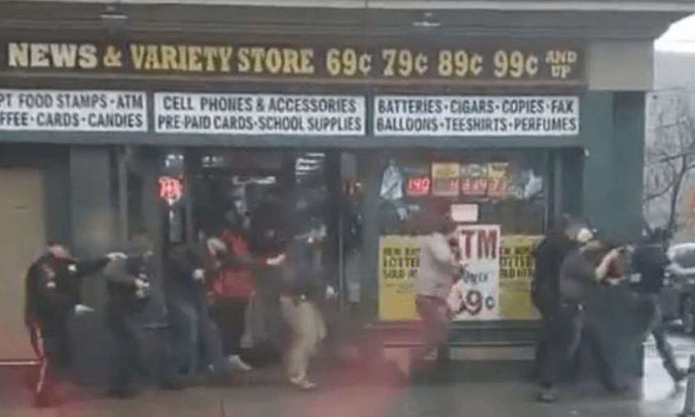 At least six dead, including two suspected gunmen, in US shooting