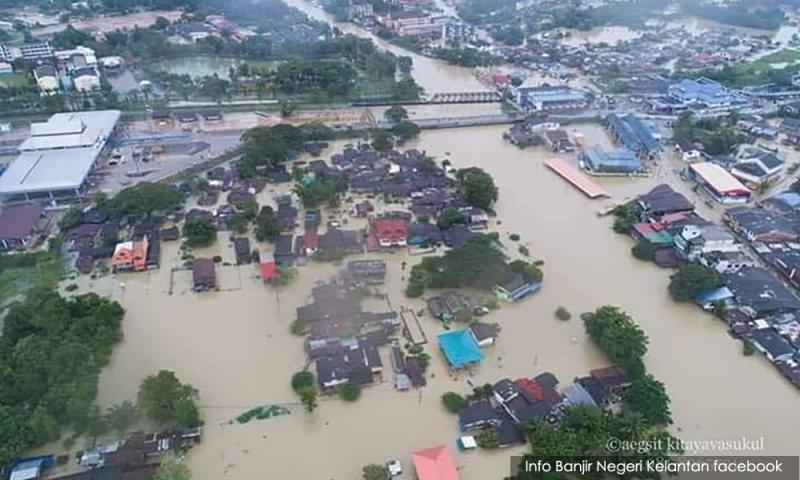 16,000 mangsa banjir di Kelantan, Terengganu